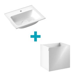 Emco Asis Schrank mit Gästebecken, 1 Tür, 957711441+958327425,