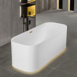 Villeroy & Boch Villeroy & Boch Finion freistehende Badewanne, oval, UBQ177FIN7A300V301,