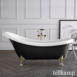 Tellkamp Nostalgia freistehende Oval-Badewanne, 0100-061-00-01-C/MESW,