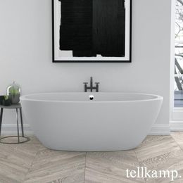 Tellkamp Space freistehende Oval-Badewanne, 0100-058-0B-A/CRWM,