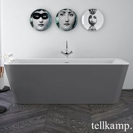 Tellkamp Pura freistehende Rechteck-Badewanne, 0100-285-00-A/CRWMCM,