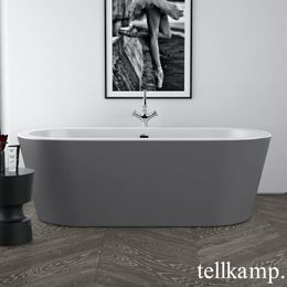 Tellkamp Solit&auml;r freistehende Oval-Badewanne, 0100-082-00-A/CRWMCM,