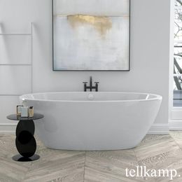 Tellkamp Space freistehende Oval-Badewanne, 0100-058-00-A/WG,