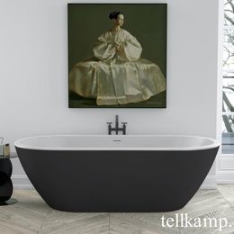 Tellkamp Cosmic freistehende Oval-Badewanne, 0100-287-SB-A/CRWMEB,