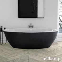 Tellkamp Space freistehende Oval-Badewanne, 0100-088-S0-AUF/WGSW,