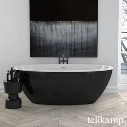 Tellkamp Space freistehende Oval-Badewanne, 0100-258-S0-A/CRSW,