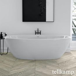 Tellkamp Space freistehende Oval-Badewanne, 0100-288-SB-A/WG,