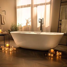 Villeroy & Boch Villeroy & Boch Theano freistehende Badewanne, oval, UBQ175ANH7F200V-RW,