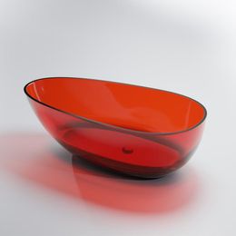 Steinberg 489 freistehende Badewanne, oval, 489 8010 34,