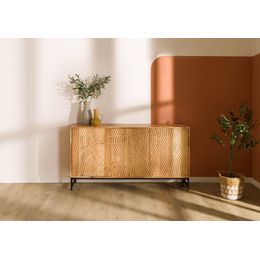 Sideboard Akazie 150x40x80 natur lackiert MARRAKESCH #115