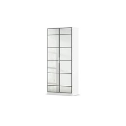 Möbel Kraft Spiegelschrank mit Einlegeböden weiß Maße (cm): B: 91 H: 210 » Möbel Kraft