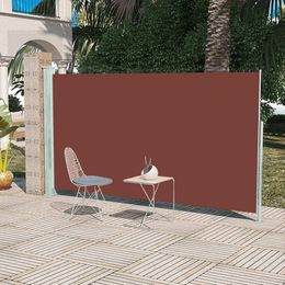 Seitenmarkise Ausziehbar 160x300 cm Braun