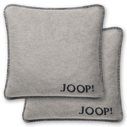 JOOP! Kissenh&uuml;lle Herren Gr&ouml;&szlig;e 50x50 grau