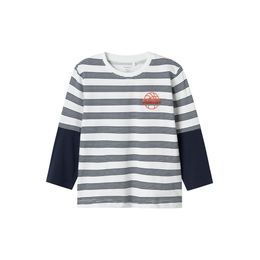 name it Shirt 'NMMKOLBY' Jungen Gr&ouml;&szlig;e 116 navy / wei&szlig;