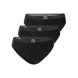 Schiesser Slip Damen Gr&ouml;&szlig;e M/L schwarz
