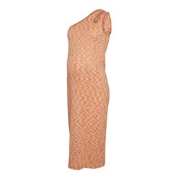 MAMALICIOUS Umstand Kleid Damen Gr&ouml;&szlig;e 38 beige / gelb / orange Winterkleid