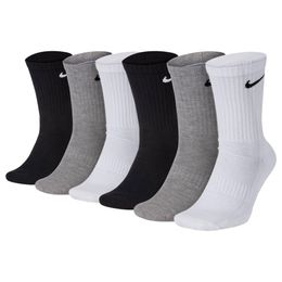 Nike Sportsocken Herren Gr&ouml;&szlig;e 38/42 graumeliert / schwarz / wei&szlig;