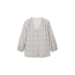 Tom Tailor Blouse female size XXS Dark grey / White