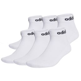 adidas originals Socken '6er-Pack' Damen Gr&ouml;&szlig;e 40/42 schwarz / wei&szlig;
