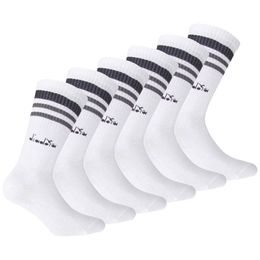 Diadora Sportsocken Herren Gr&ouml;&szlig;e 43/46 grau / wei&szlig;
