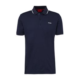 Hugo Poloshirt 'Dinoso' Herren Gr&ouml;&szlig;e XL dunkelblau / wei&szlig;