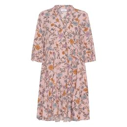 Saint Tropez Kleid 'Eda' Damen Gr&ouml;&szlig;e 40 himmelblau / koralle / rosa / schwarz Sommerkleid