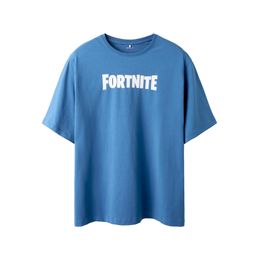 name it T-Shirt 'Fortnite' Jungen Gr&ouml;&szlig;e 134/140 azur / wei&szlig;