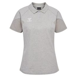 Hummel Funktionsshirt 'Travel' Damen Gr&ouml;&szlig;e M graumeliert / wei&szlig;