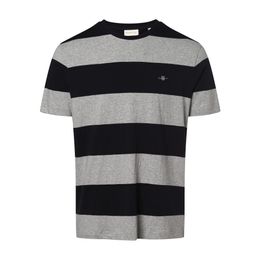 Gant T-Shirt Herren Gr&ouml;&szlig;e 4XL graumeliert / schwarz