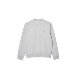 Lacoste Sweatshirt Herren Gr&ouml;&szlig;e L grau / wei&szlig;