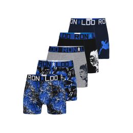 CR7 Cristiano Ronaldo Cr7 - Cristiano Ronaldo Boxershorts Jungen Gr&ouml;&szlig;e 158/164 blau / graumeliert / schwarz / wei&szlig;
