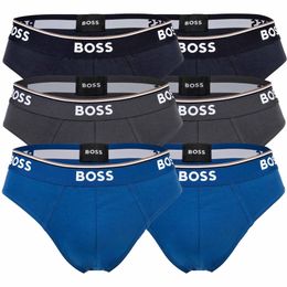 BOSS Slip Herren Gr&ouml;&szlig;e XXL blau / grau / wei&szlig;