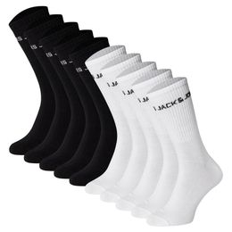 Jack & Jones Jack & Jones Junior Socken M&auml;dchen Gr&ouml;&szlig;e 33/37 schwarz / wei&szlig;