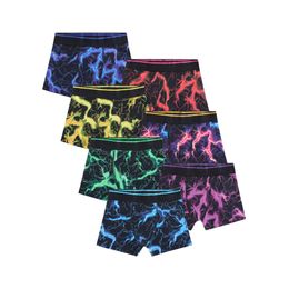 next Boxershorts Jungen Gr&ouml;&szlig;e 140 hellblau / gelb / gr&uuml;n / lila / feuerrot