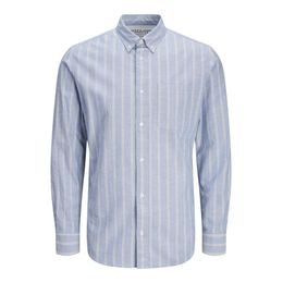 Jack & Jones Premium Hemd 'JPRBLUBrook' Herren Gr&ouml;&szlig;e L hellblau / grau / wei&szlig;