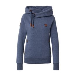 Naketano Sweatshirt Damen Gr&ouml;&szlig;e L indigo / braun / wei&szlig;
