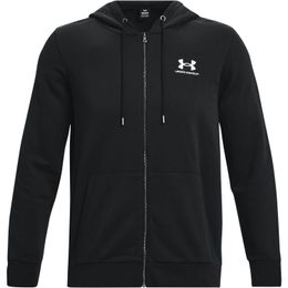 Under Armour Icon Kapuzenjacke Herren - schwarz - Gr. L - Baumwolle/Polyester
