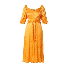 Closet London Kleid 'Closet London Sweetheart Neck Dress D7885' Damen Gr&ouml;&szlig;e 42 orange Winterkleid