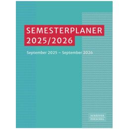 Sch&auml;ffer-Poeschel Kalender - Semesterplaner 2025/ 2026 | Gr.: onesize