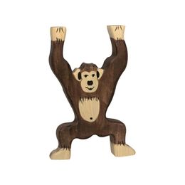 Holztiger Schimpanse aus Holz - stehend - ab 3 Jahren | Gr.: onesize