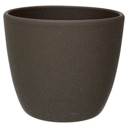 &Uuml;bertopf 'Madrid' dunkelgrau &Oslash; 13 cm