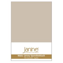 Janine Spannbetttuch Mako Feinjersey 5007 in naturell | Gr.: 100 x 200