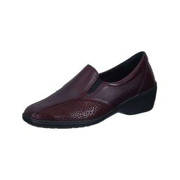 Comfortabel Klassische Slipper in bordeaux | Gr.: 41