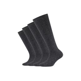 Camano Kniestrümpfe 4er Pack ca-soft in anthracite | Gr.: 39-42