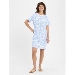 Marie Lund Kleid in weiß blau - 0002 | Gr.: XS