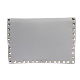 Valentino Clutch Damen Größe One Size Second Hand grau