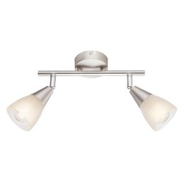 Globo TADEUS Deckenstrahler Nickel-Matt, 2-flammig