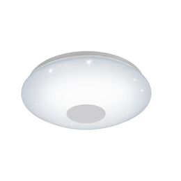 Eglo Leuchten Eglo VOLTAGO-C Deckenleuchte LED Kristalloptik, Wei&szlig;, 1-flammig, Farbwechsler