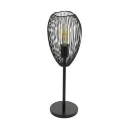 Eglo Leuchten Eglo CLEVEDON Tischleuchte Schwarz, 1-flammig