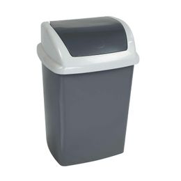 Maul Abfalleimer Maulswing 10 l Kunststoff 25 x 20 x 37 cm dunkelgrau